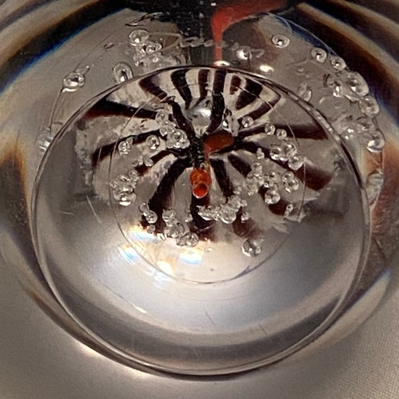 Daum | Art | Vintage Daum France Signed Art Glass Crystal Flower Design ...